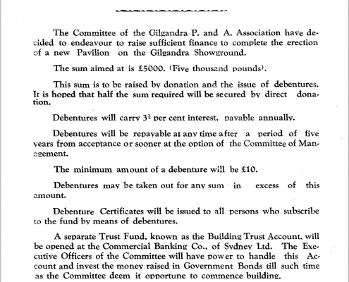 Showground – Gilgandra Show Society